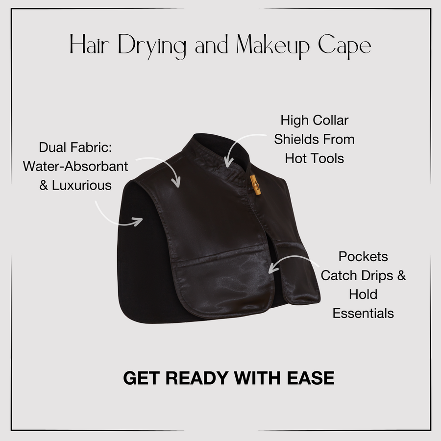 Monii Beauty Cape - Makeup, Hair, and Everyday Routine Beauty Accessory ...