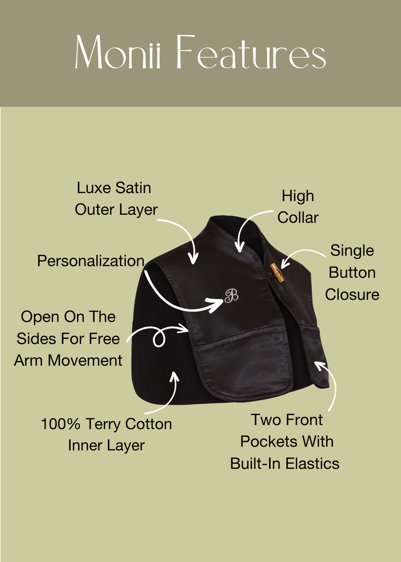 Monii | The beauty cape that elevates your getting ready experience